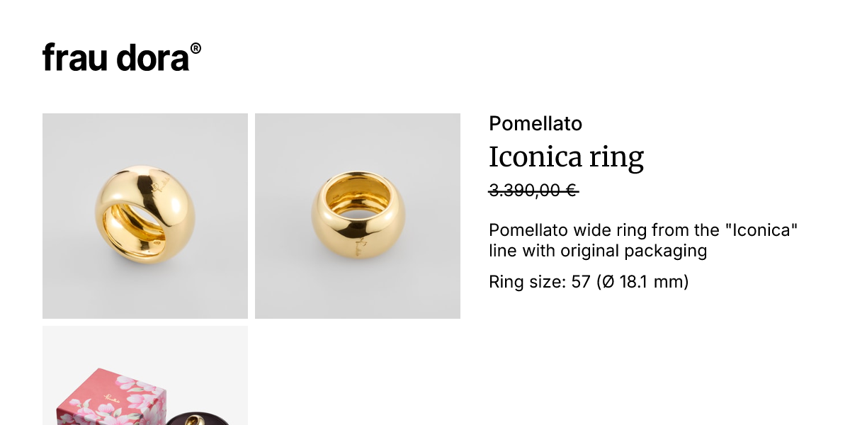 Pomellato Iconica ring - Buy pre-owned and refurbished | Frau Dora